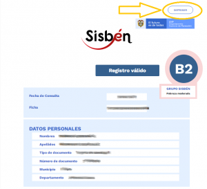 ¿Cómo se determina la asignación al grupo C del SISBEN? - Beneficios ...