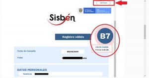 Qué nivel es B7 en el Sisben - Beneficios del Sisben
